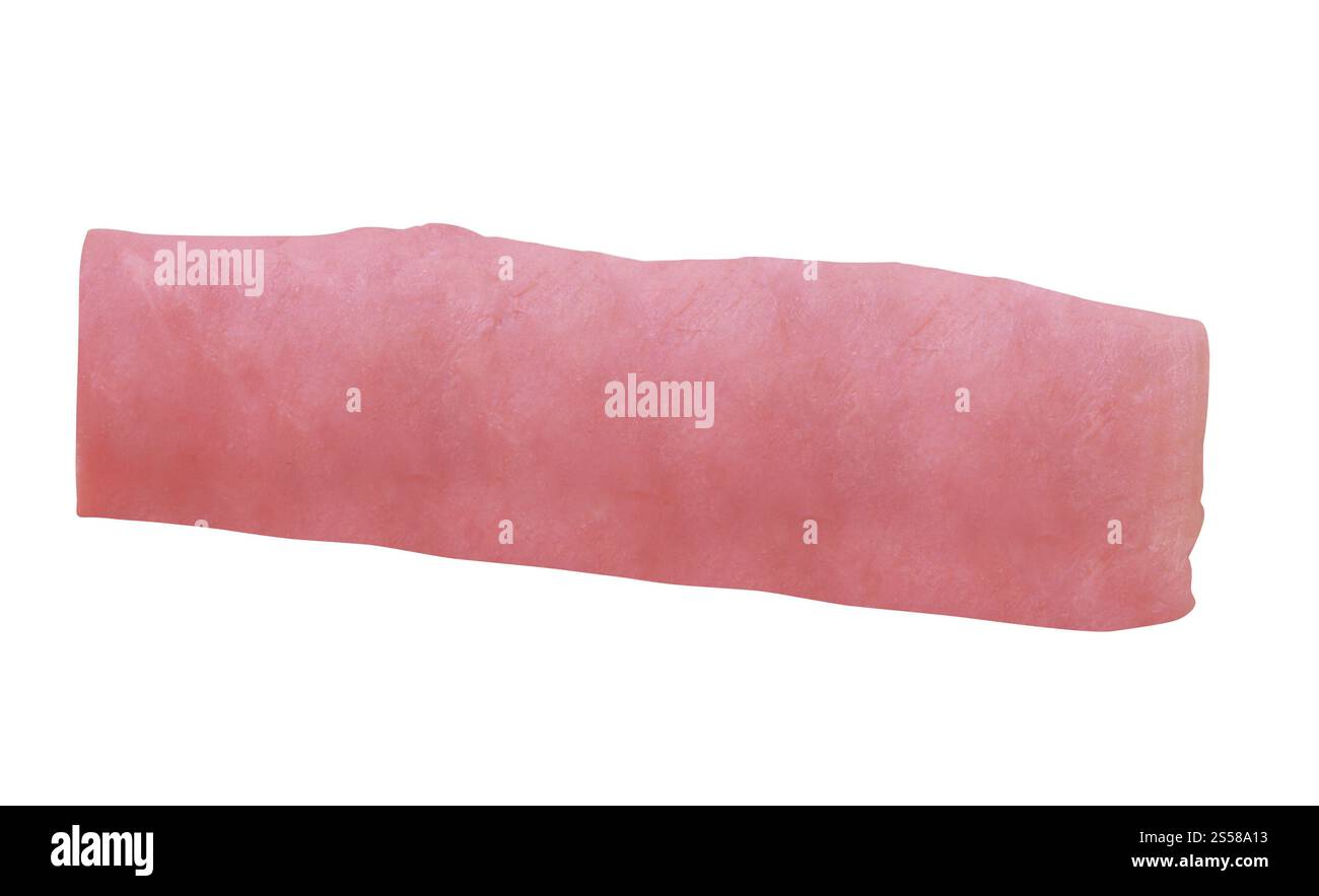 Pork ham slices on Cut Out Stock Images & Pictures - Alamy