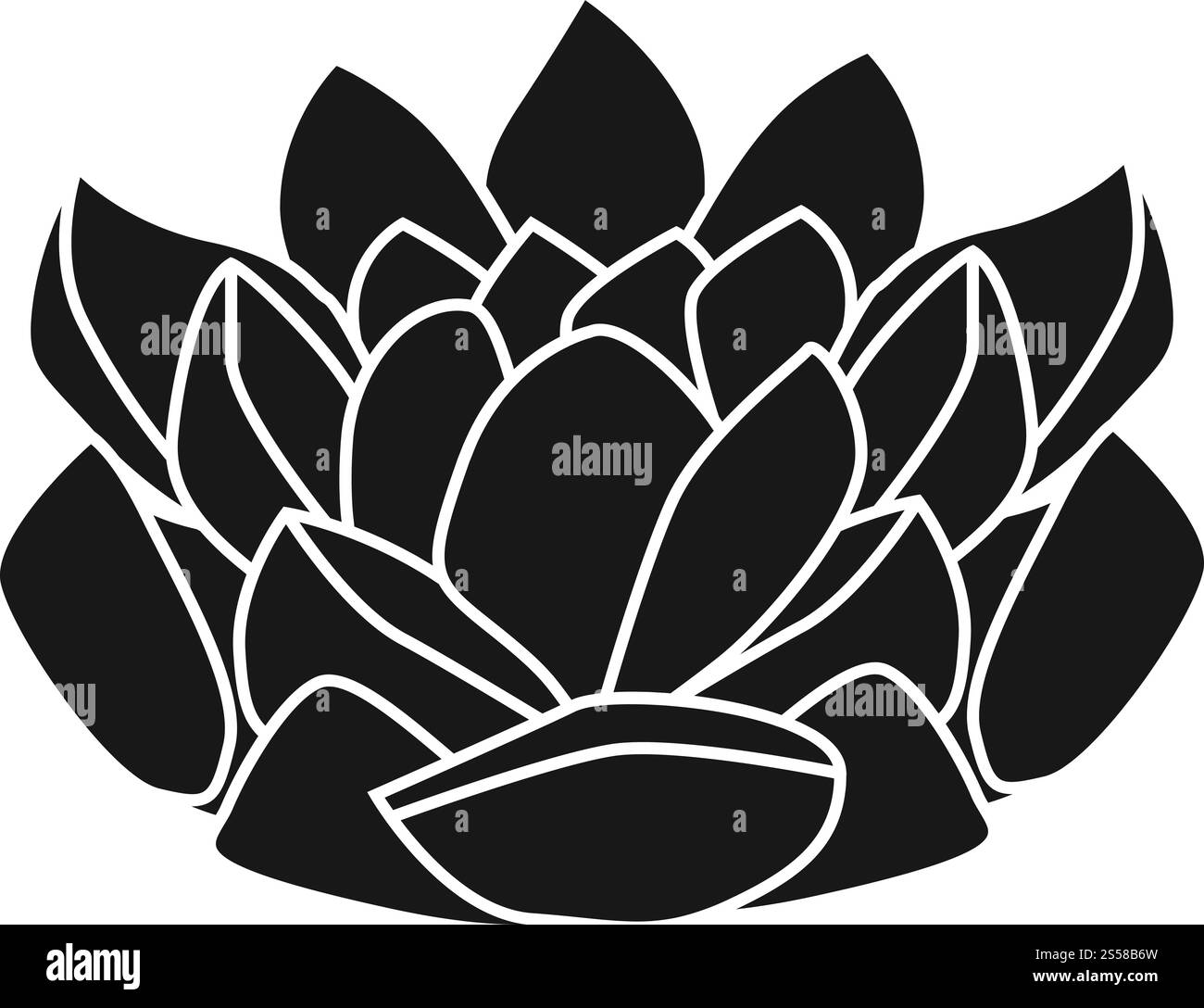 Houseplant succulent icon. Simple illustration of houseplant succulent ...