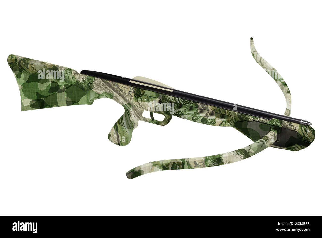Crossbow isolated on white background Stock Photo - Alamy