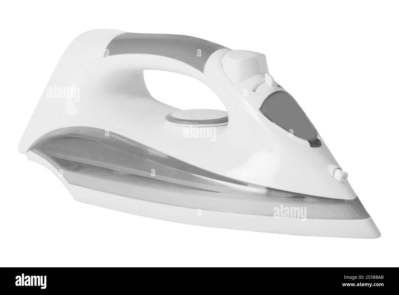 white steam iron Stock Photo - Alamy