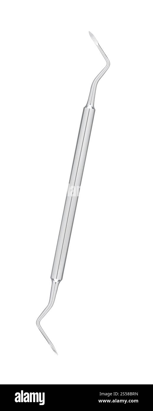 Dental instrument isolated on white Stock Photo - Alamy