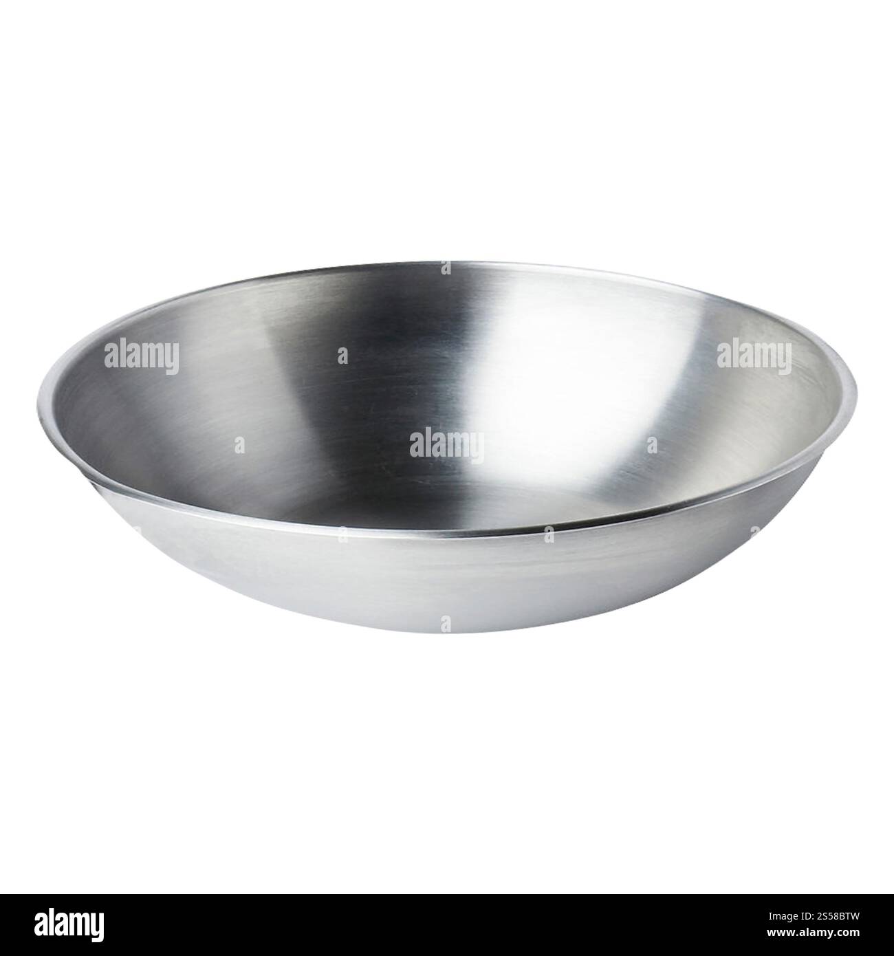 Metal bowl isolated Stock Photo - Alamy