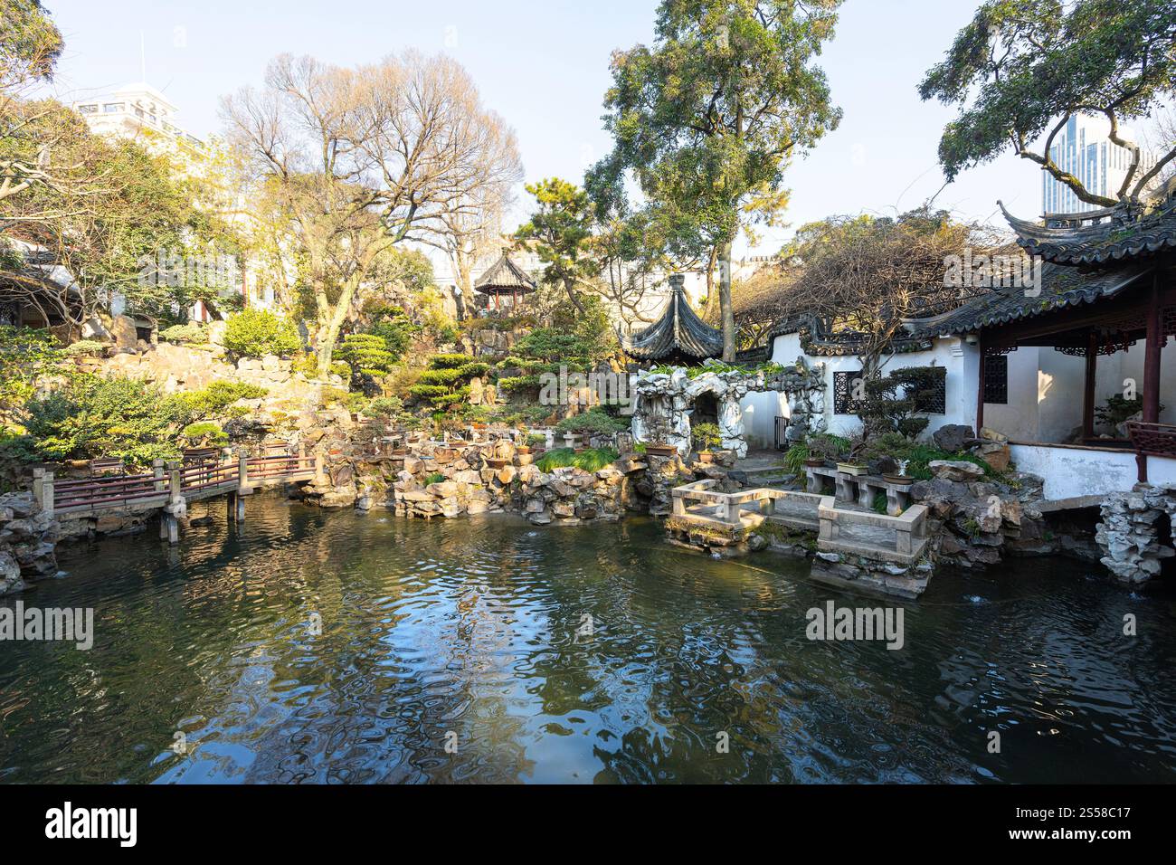 Shanghai, China. January 8, 2025. Internbal view of the architectures ...
