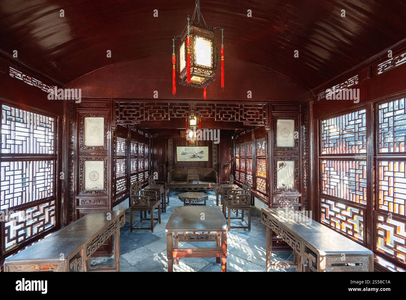 Shanghai, China. January 8, 2025. Internbal view of the architectures ...