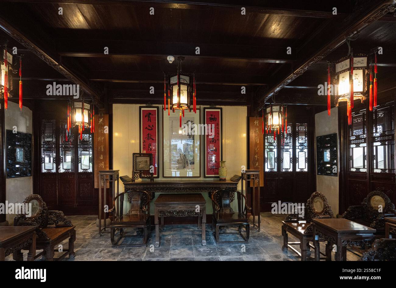 Shanghai, China. January 8, 2025. Internbal view of the architectures ...