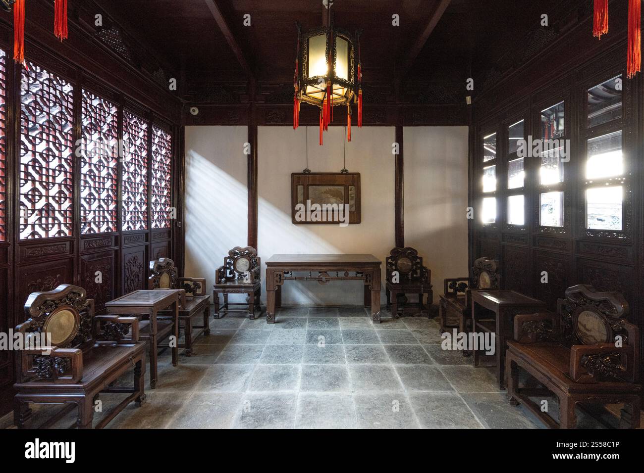 Shanghai, China. January 8, 2025. Internbal view of the architectures ...