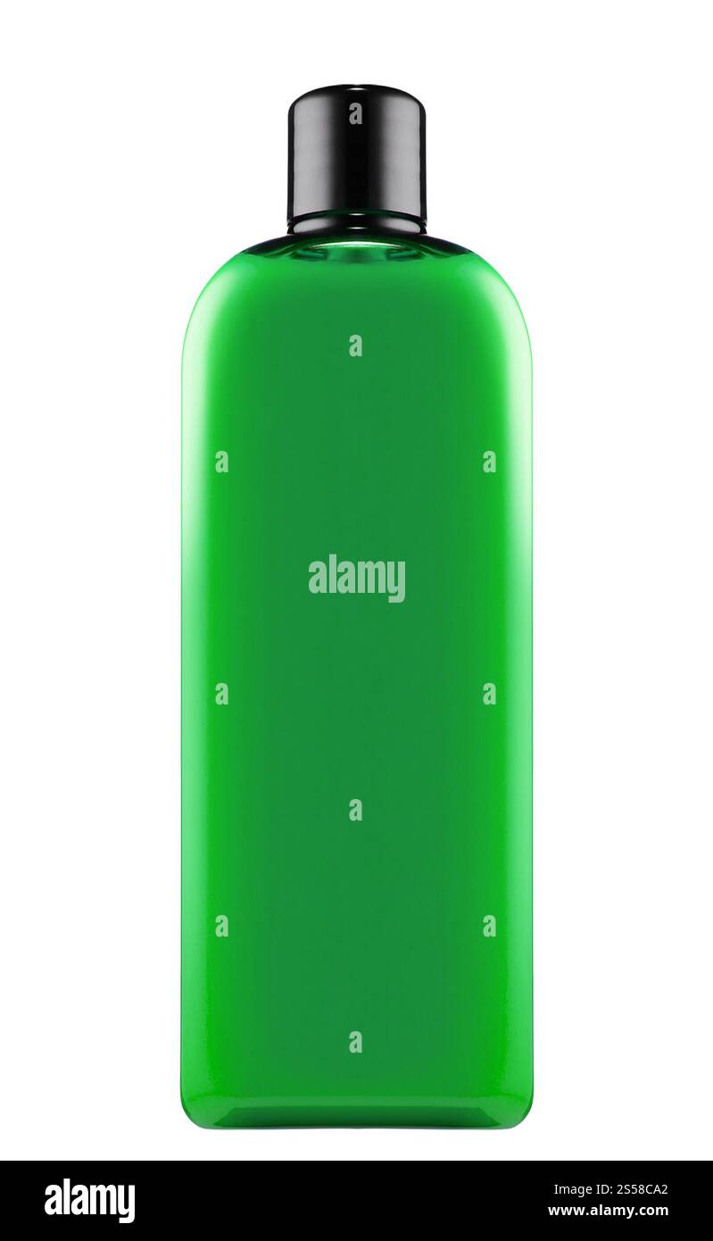 green shampoo bottle isolated Stock Photo - Alamy