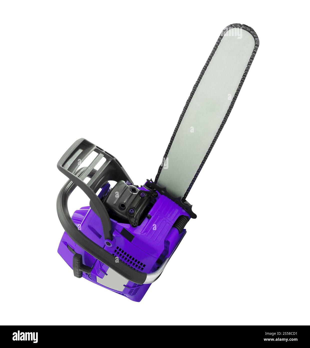 chainsaw isolated on white Stock Photo - Alamy