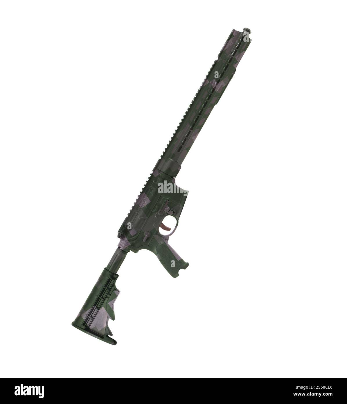 machine gun isolated on white background Stock Photo - Alamy