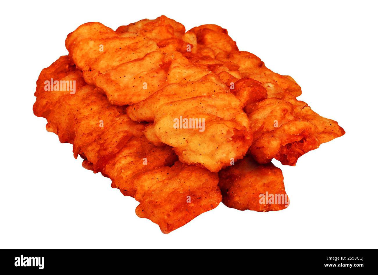 Cooked fried meat isolated Stock Photo - Alamy