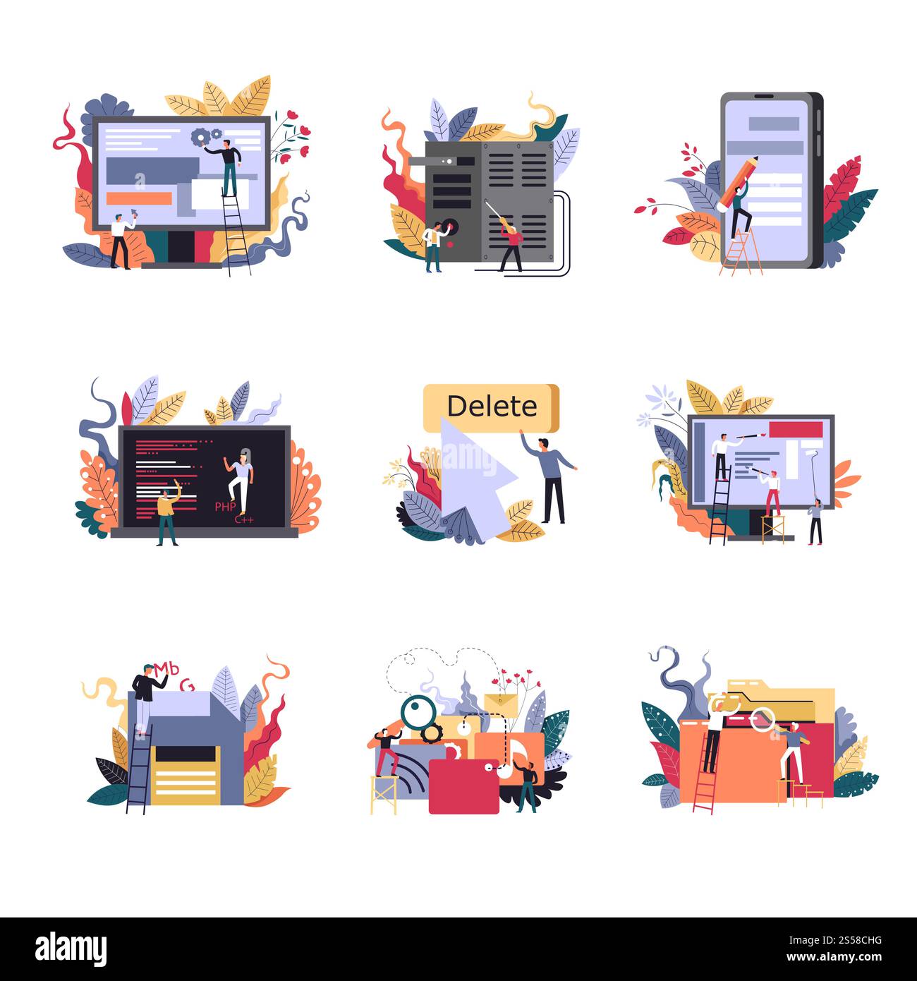 Developing methods Stock Vector Images - Alamy