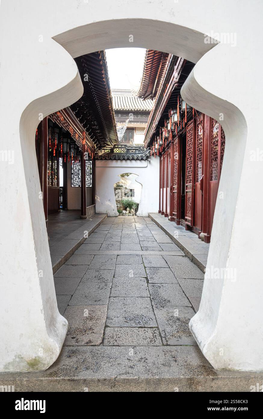 Shanghai, China. January 8, 2025. Internbal view of the architectures ...