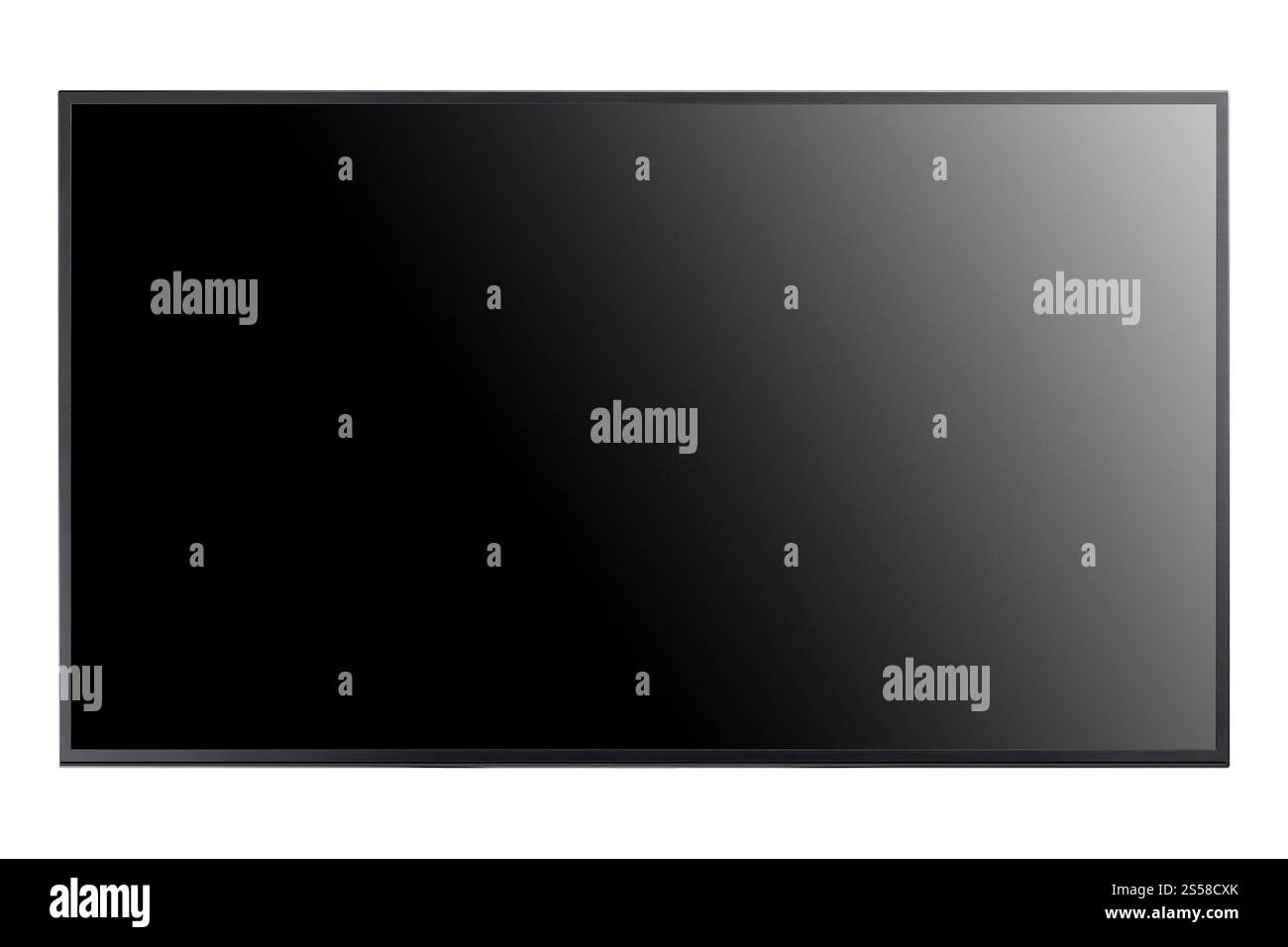 Computer monitor isolated on white Stock Photo - Alamy