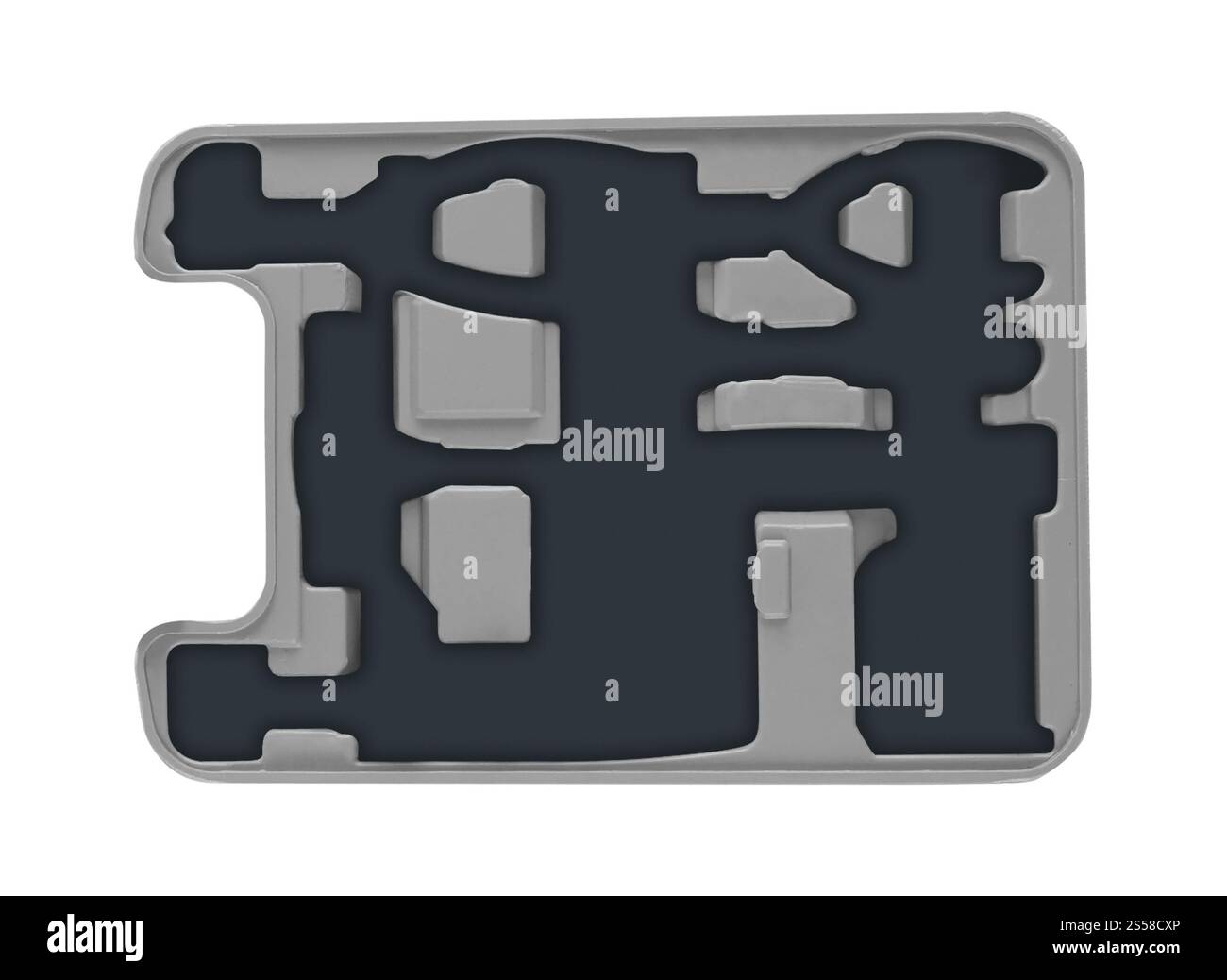 empty tool box isolated on white Stock Photo - Alamy