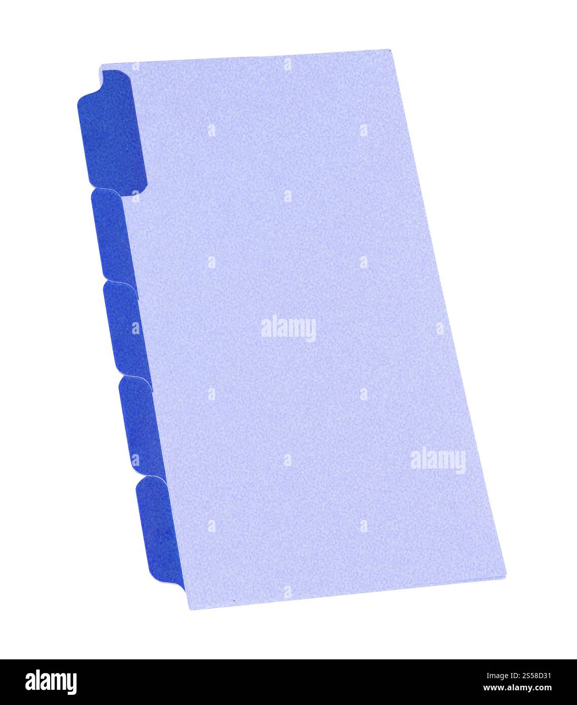 Blue folder isolated Stock Photo - Alamy