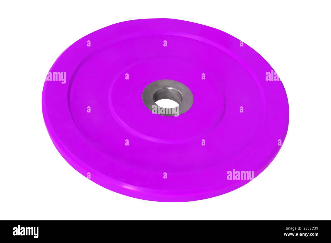 Dumbbell disk isolated Stock Photo - Alamy