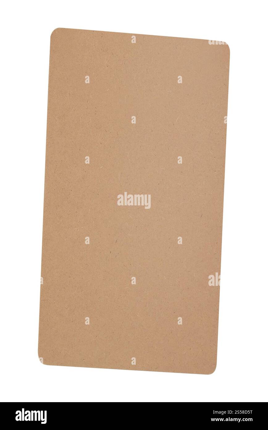 Cardboard sheet isolated on white Stock Photo - Alamy