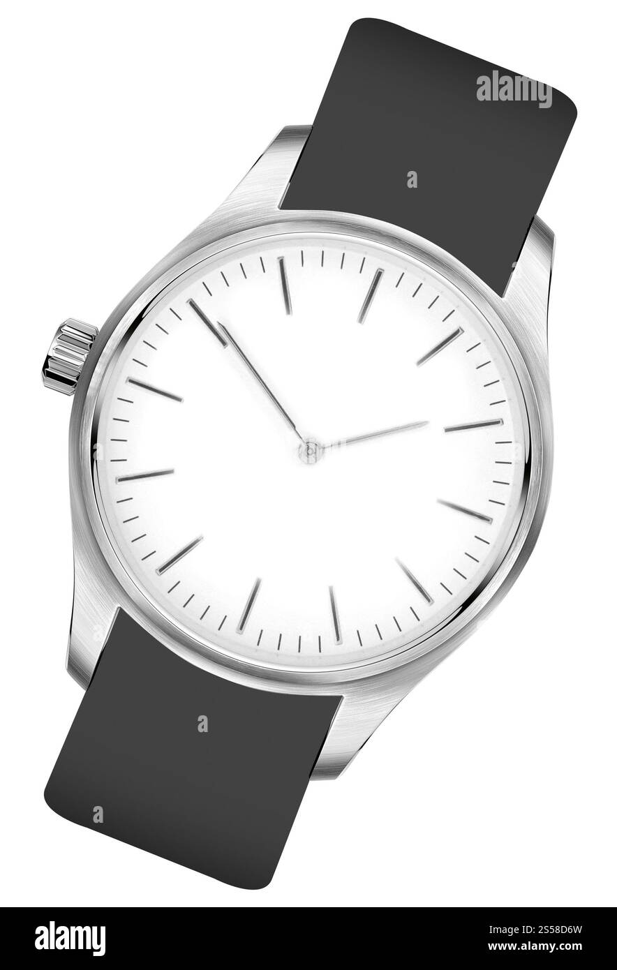 Silver watch band Cut Out Stock Images & Pictures - Alamy