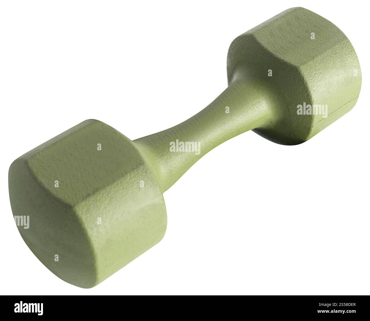 Dumbbell isolated on white background Stock Photo - Alamy