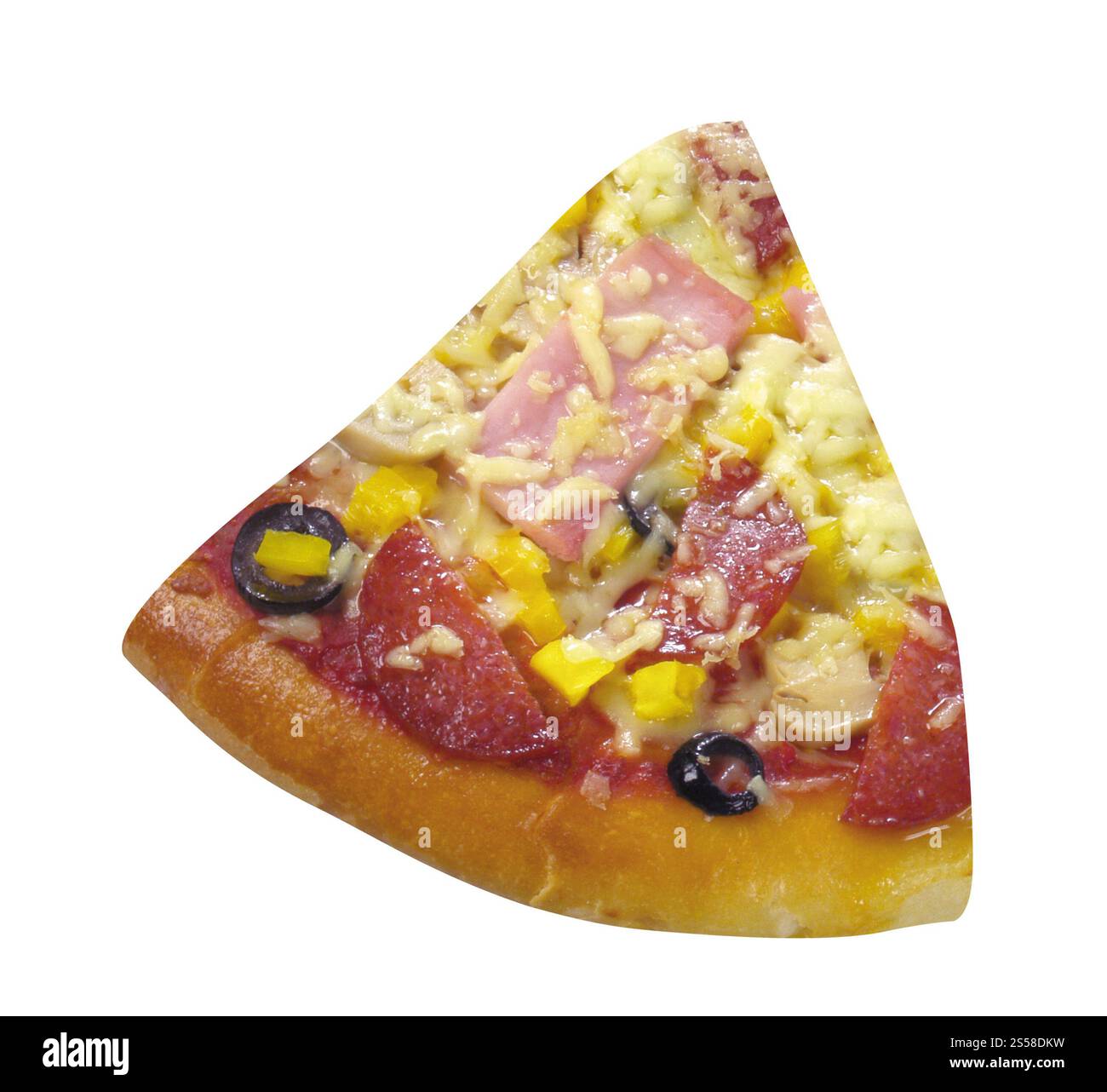 Fresh italian pizza bacon Cut Out Stock Images & Pictures - Alamy