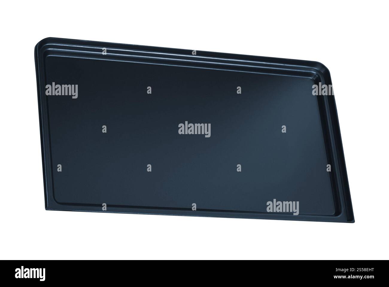 Empty baking tray isolated on white Stock Photo - Alamy