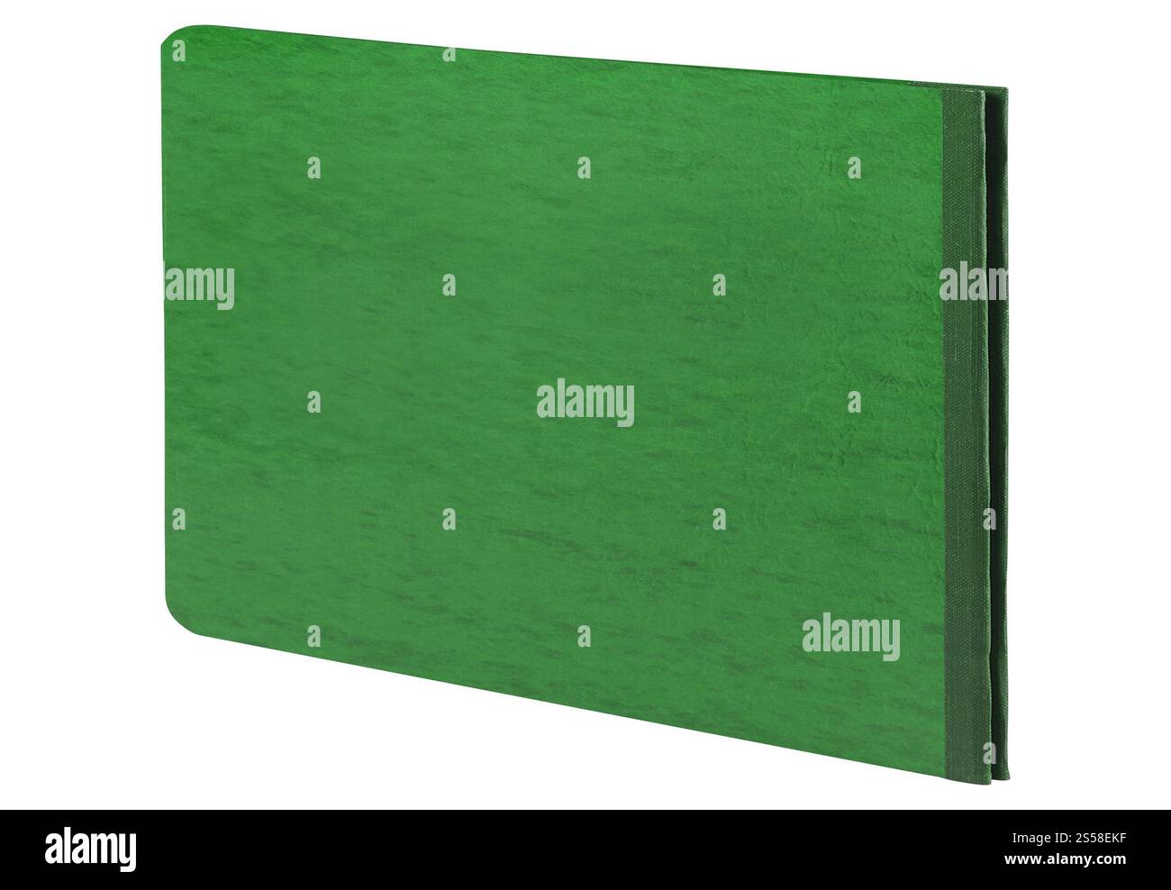 Closed green book Stock Photo - Alamy