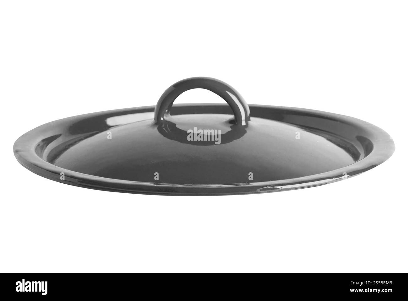 pan cover isolated on white Stock Photo - Alamy