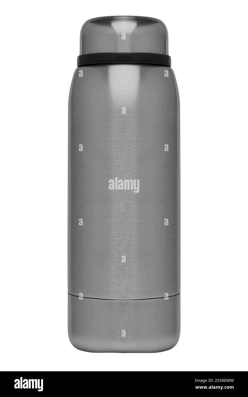 metal thermos. isolated on white background Stock Photo - Alamy