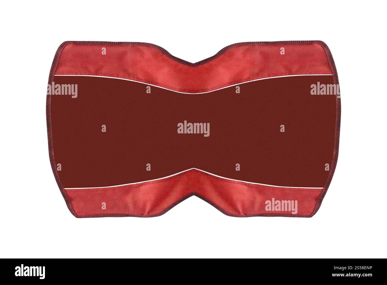 red fabric isolated on white Stock Photo - Alamy