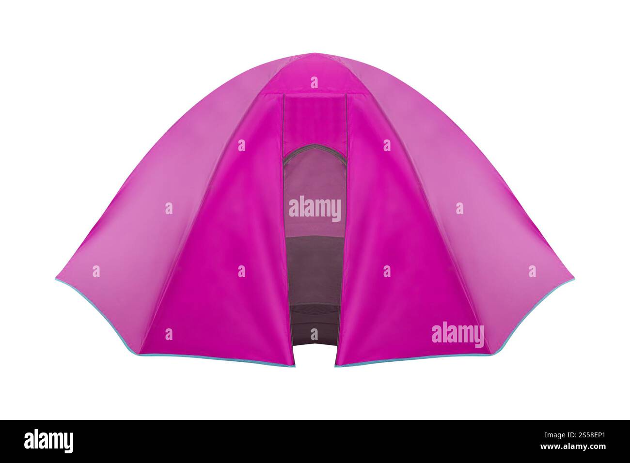purple tent isolated on white Stock Photo - Alamy