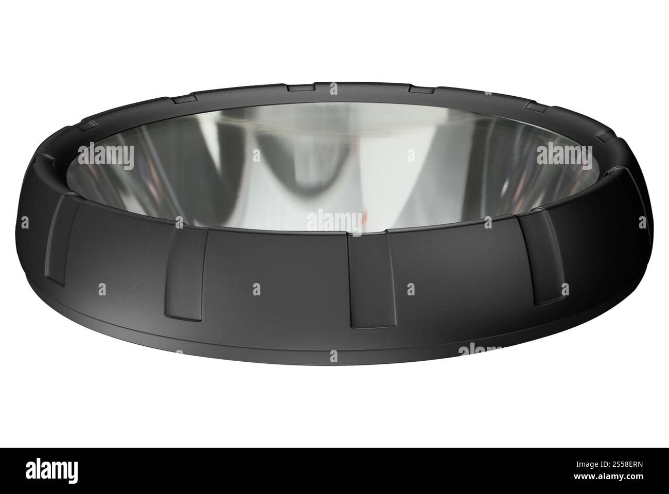 Round flashlight isolated Stock Photo - Alamy