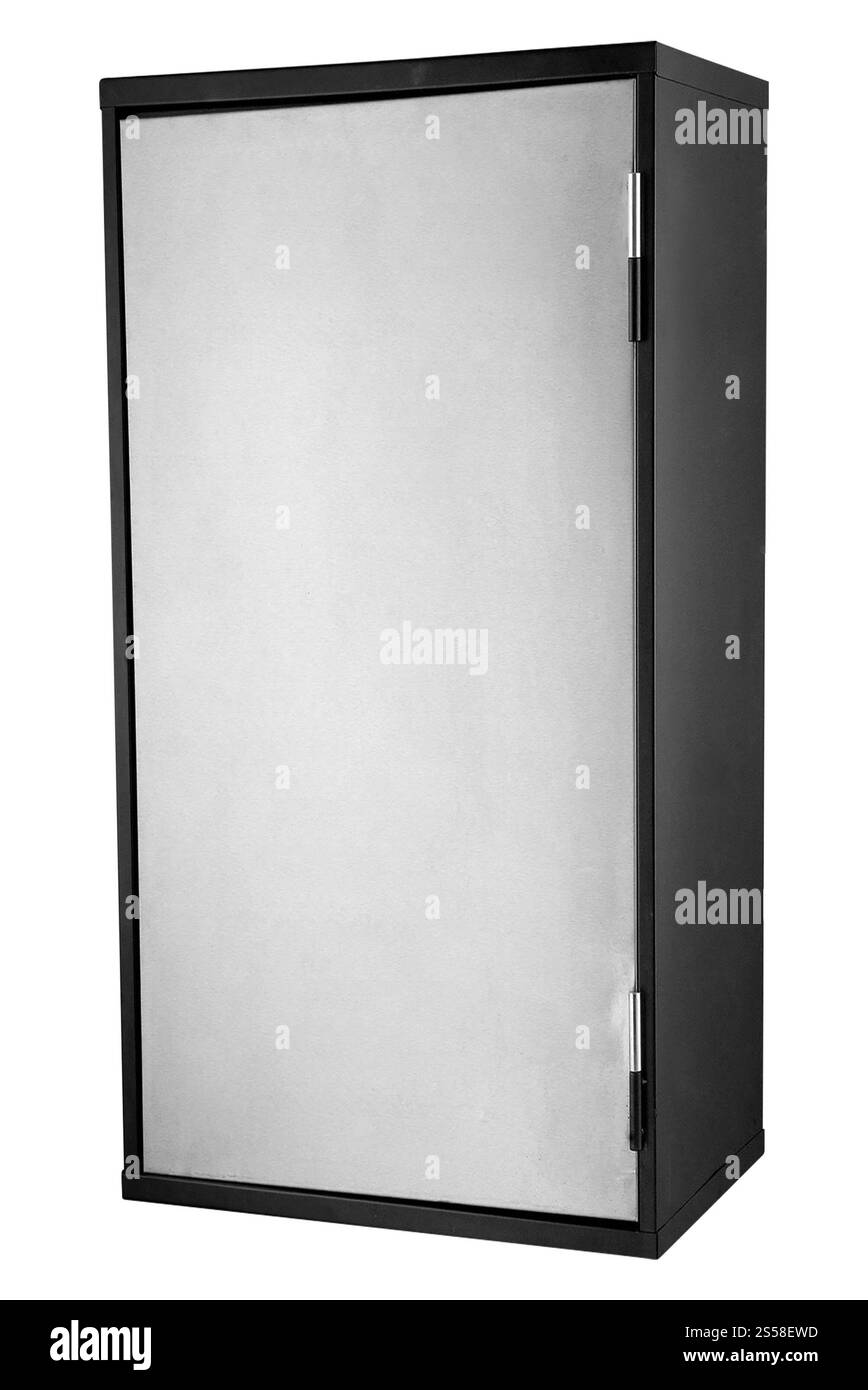 Security metal safe isolated on white Stock Photo - Alamy