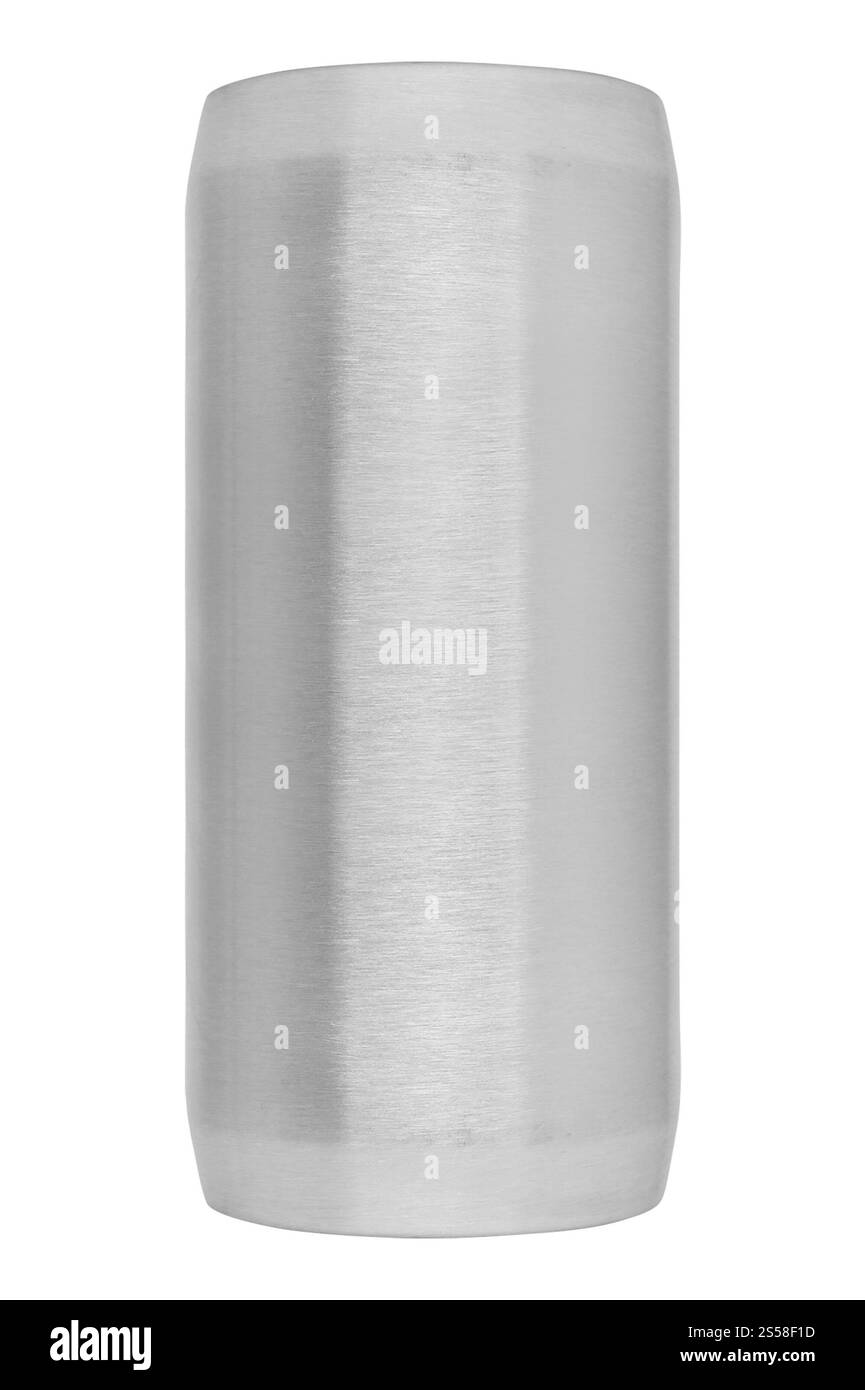 metal cylinder isolated on white background Stock Photo - Alamy