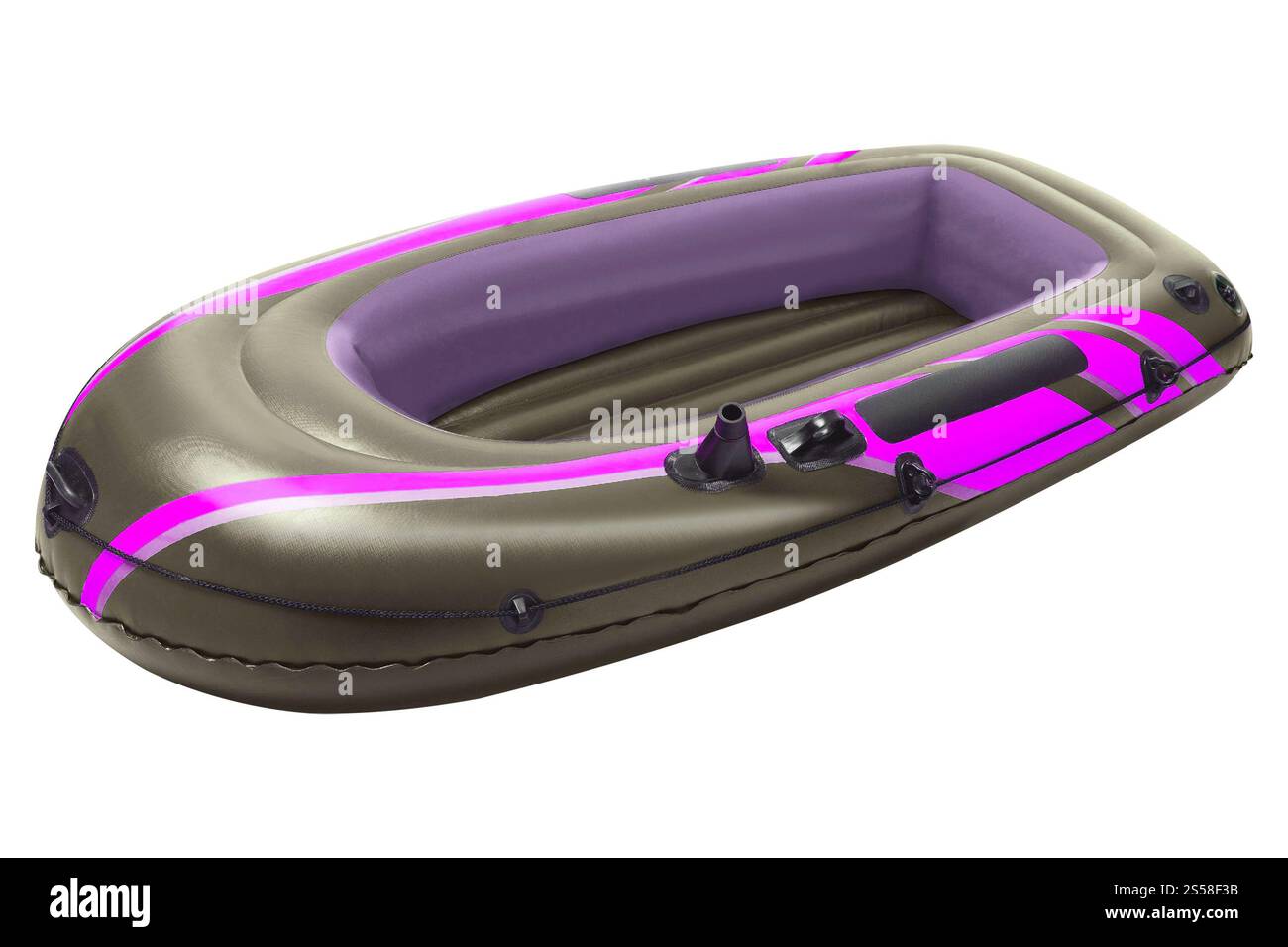 inflatable rubber boat isolated Stock Photo - Alamy