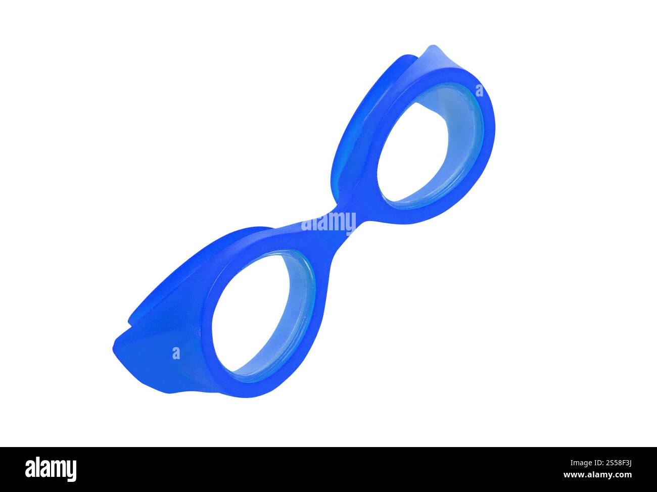 Blue Pool Goggles Stock Photo - Alamy
