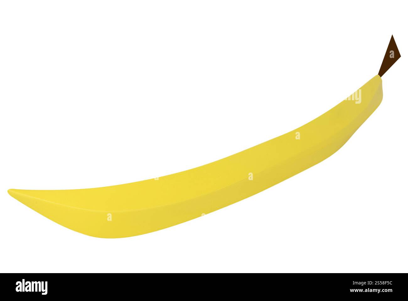 plastic banana isolated on white Stock Photo - Alamy