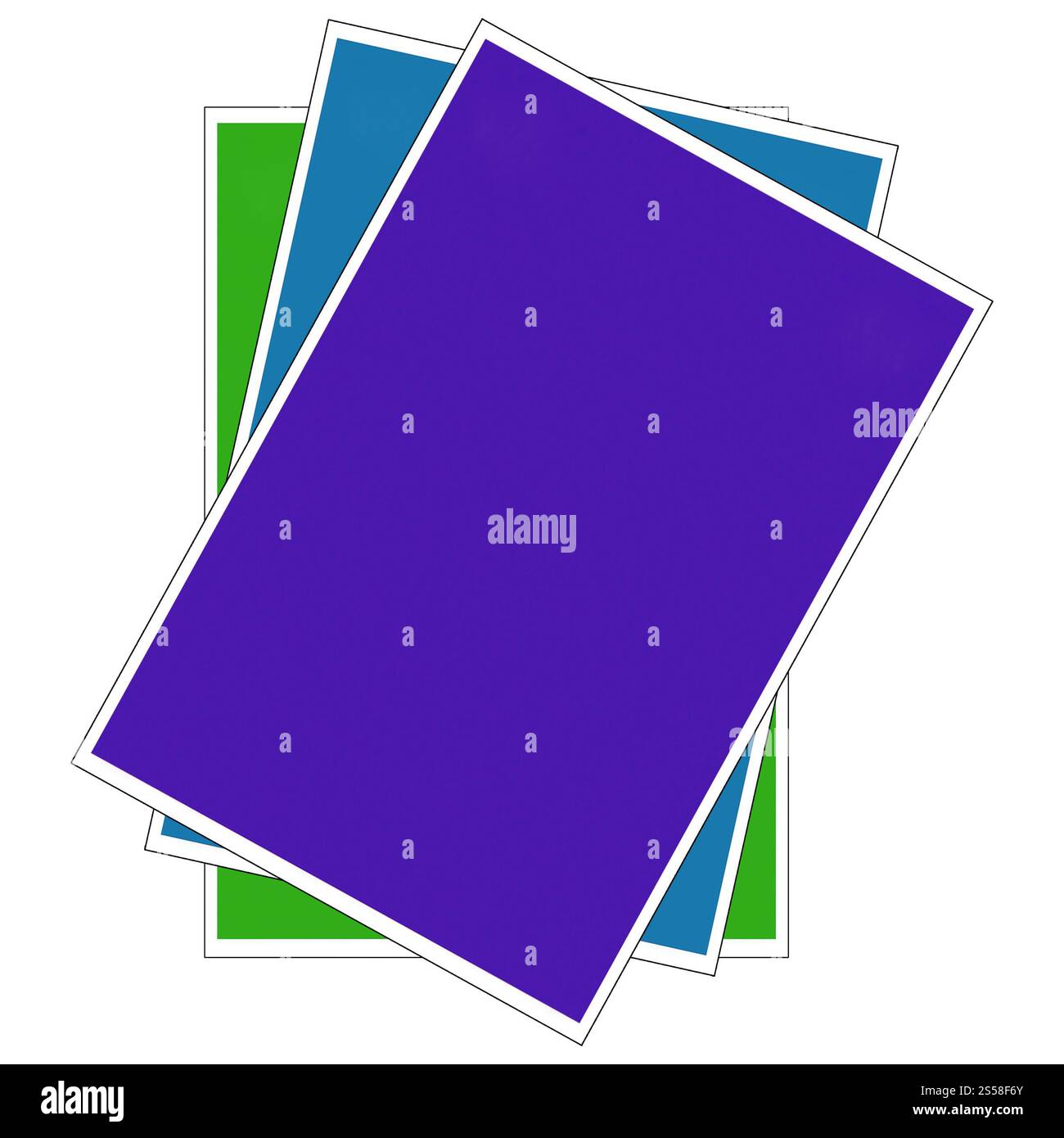 Colored cards hi-res stock photography and images - Alamy