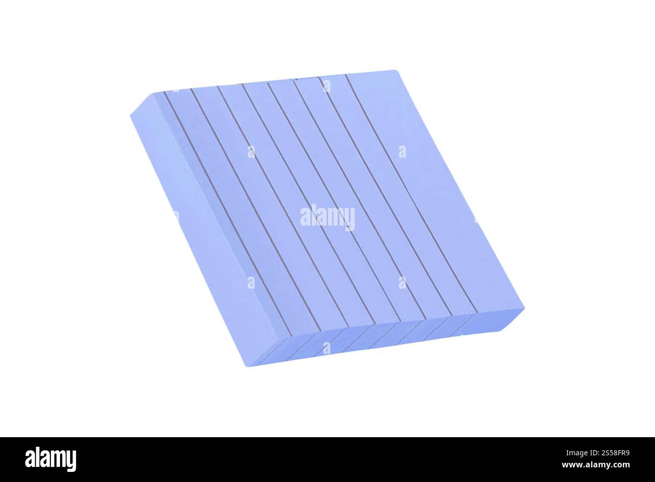 blue sticky post notes isolated on white Stock Photo - Alamy