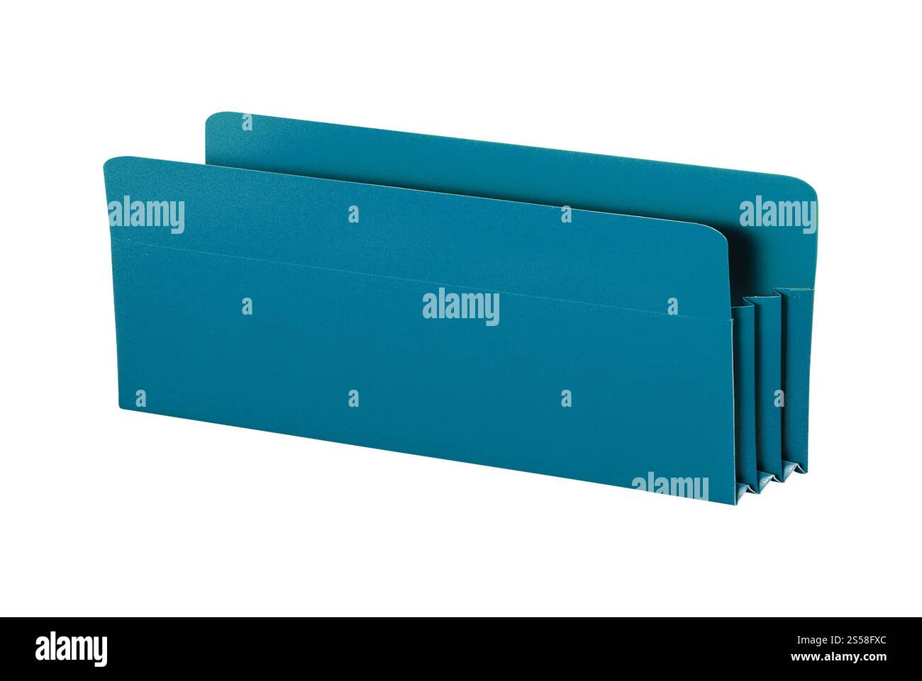 Blue binder isolated on white Stock Photo - Alamy