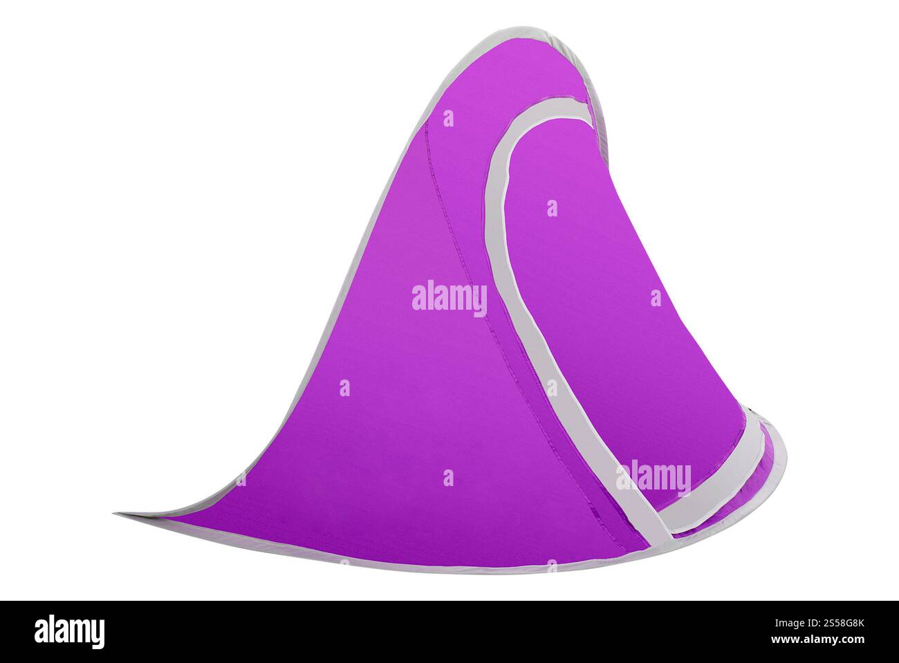 a purple tent isolated on white background Stock Photo - Alamy