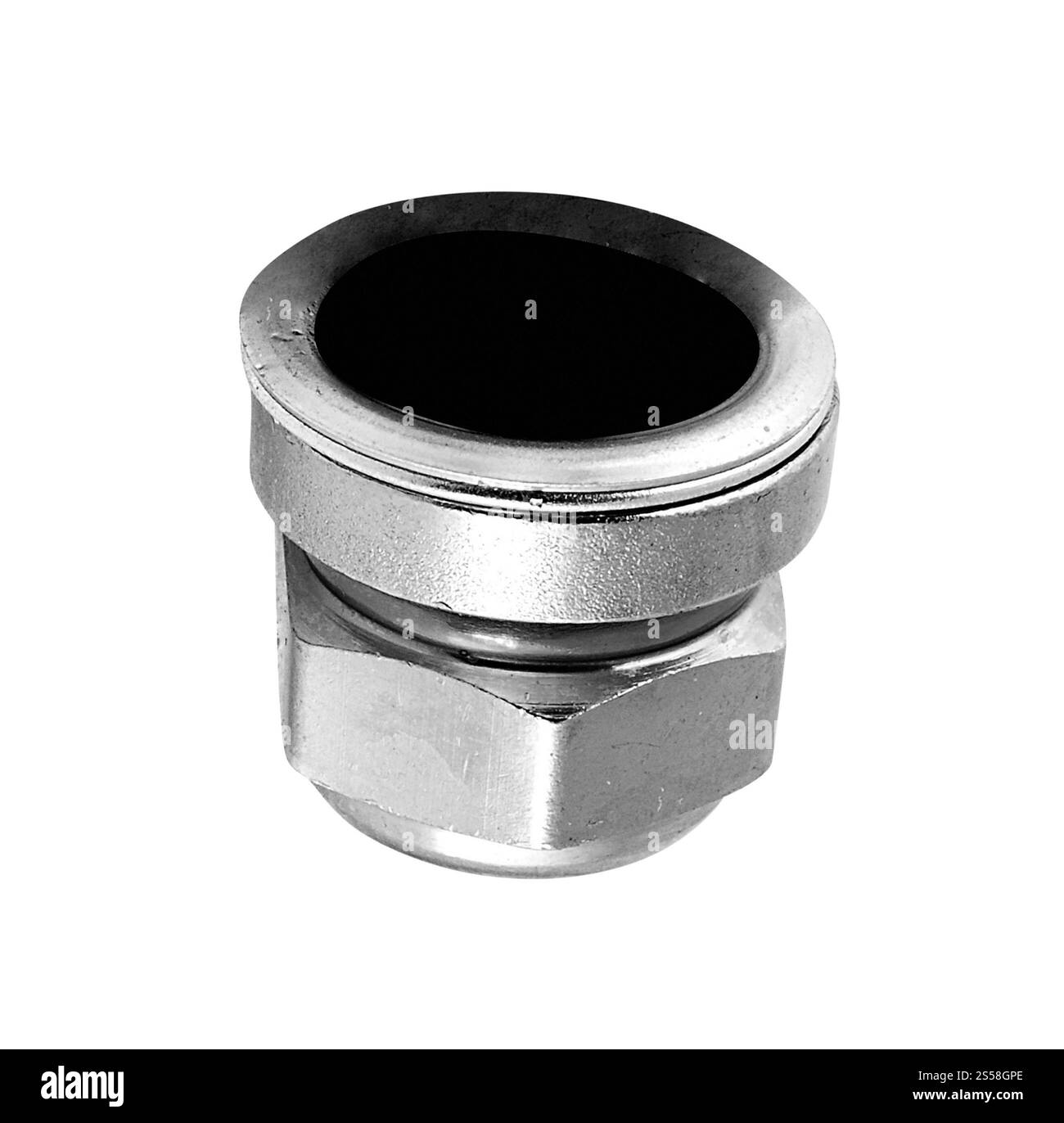 female screw isolated on white Stock Photo - Alamy