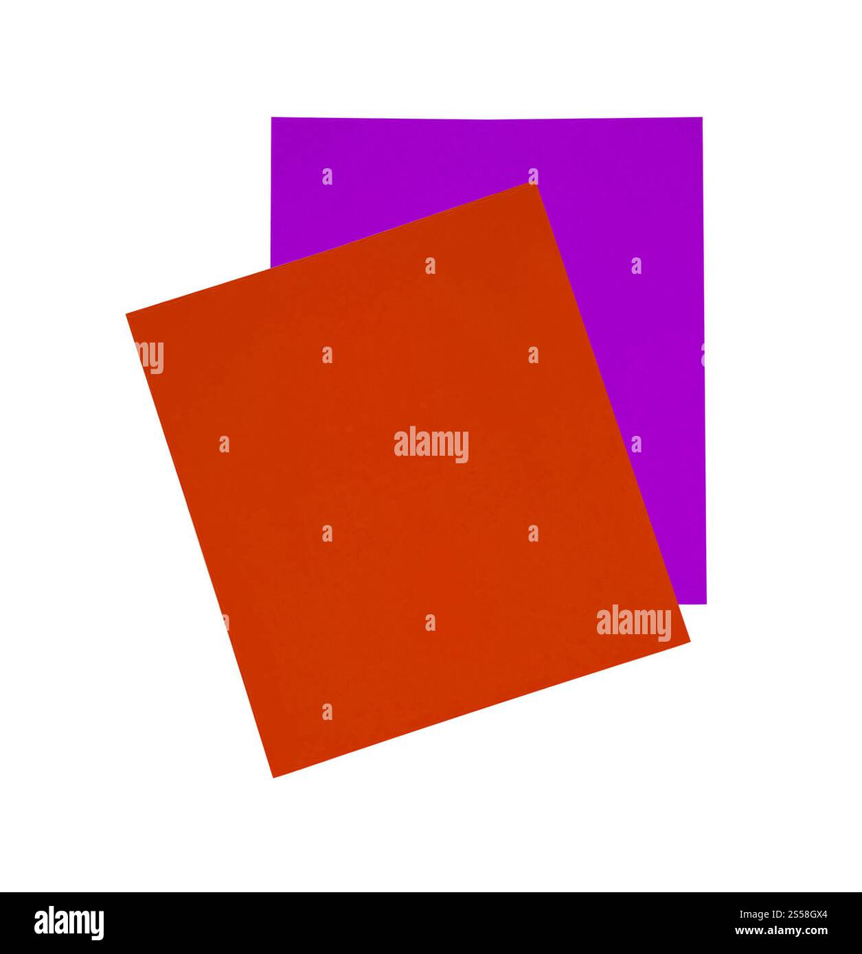 Empty memo paper purple Cut Out Stock Images & Pictures - Alamy