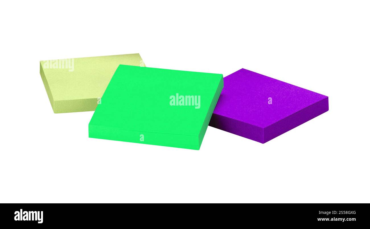 colorful blank post-it notes Stock Photo - Alamy