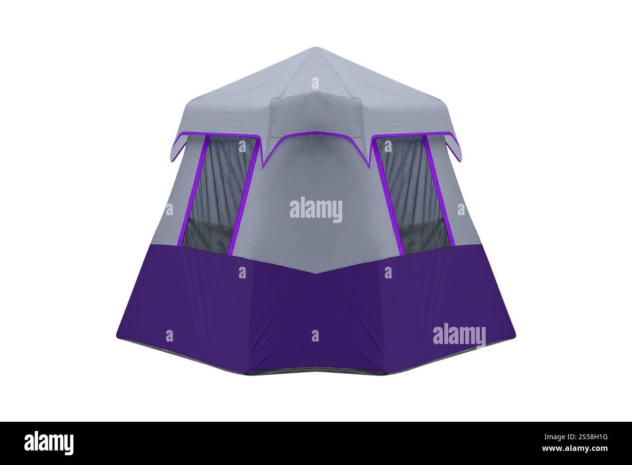Blue dome tent hiking Cut Out Stock Images & Pictures - Alamy