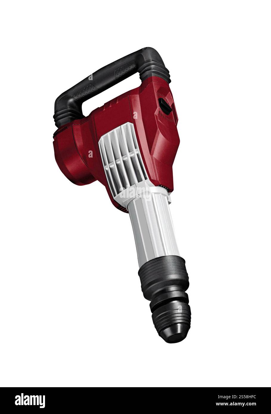 Electric drill, perforator isolated on white background. Electric drill ...