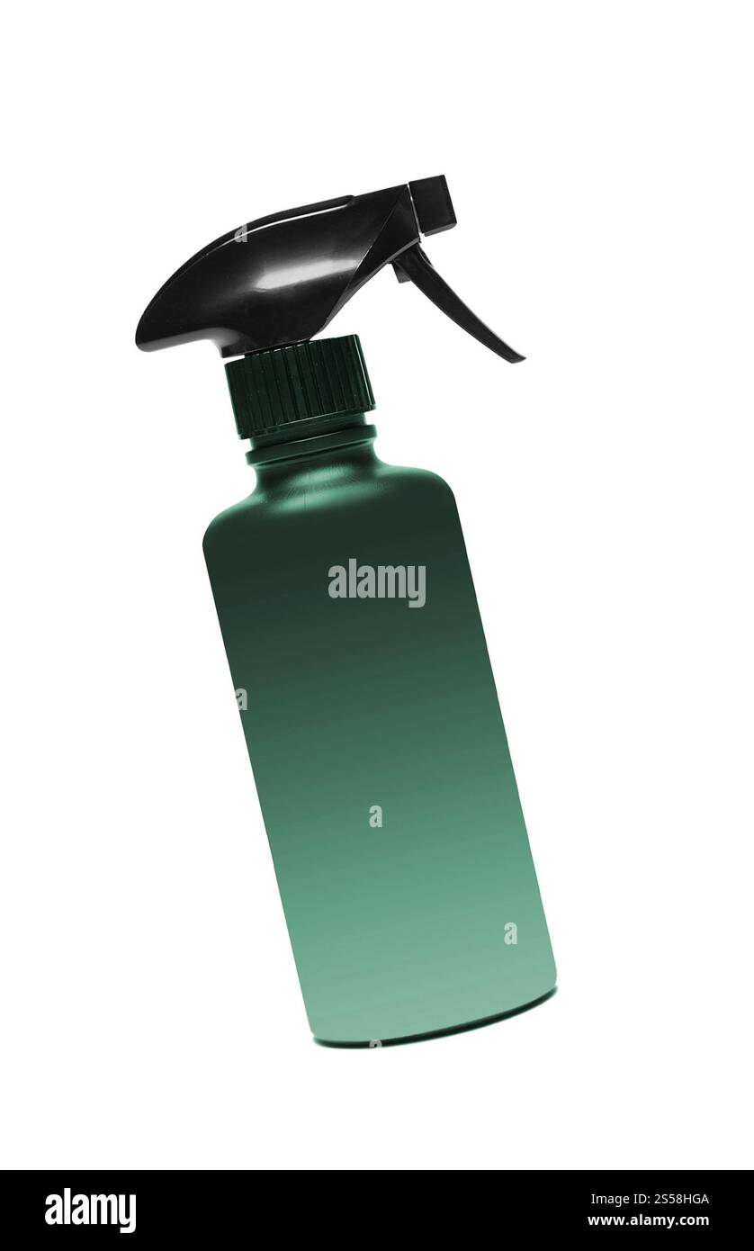 spray detergent bottle isolated on white. spray detergent bottle ...