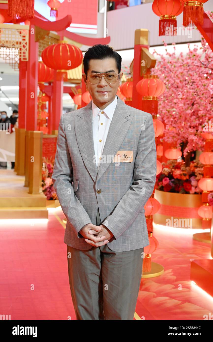 Hong Kong actor, singer and film producer Louis Koo attends an activity ...