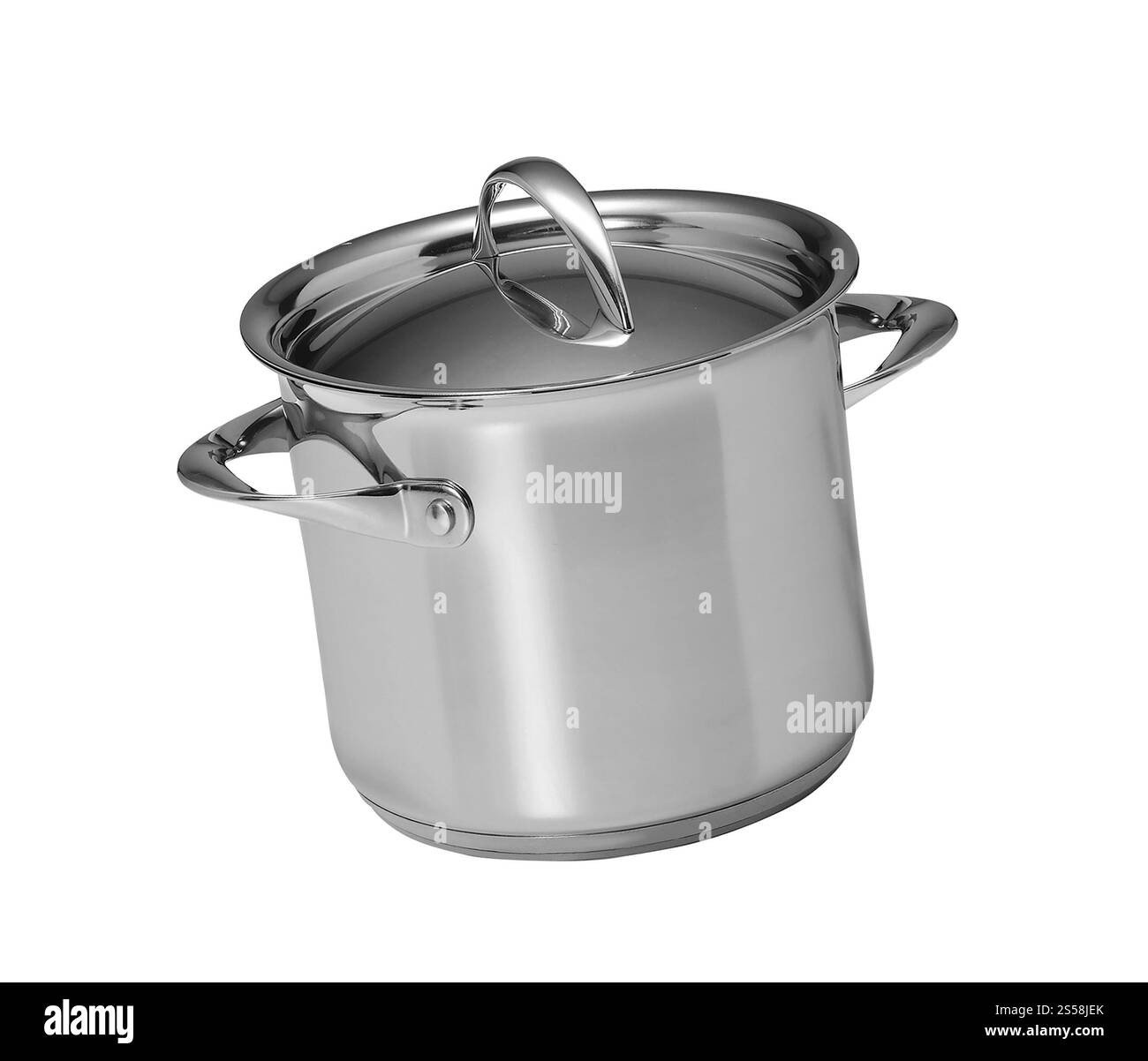 Used stock pot isolated on white background. Used stock pot isolated on ...