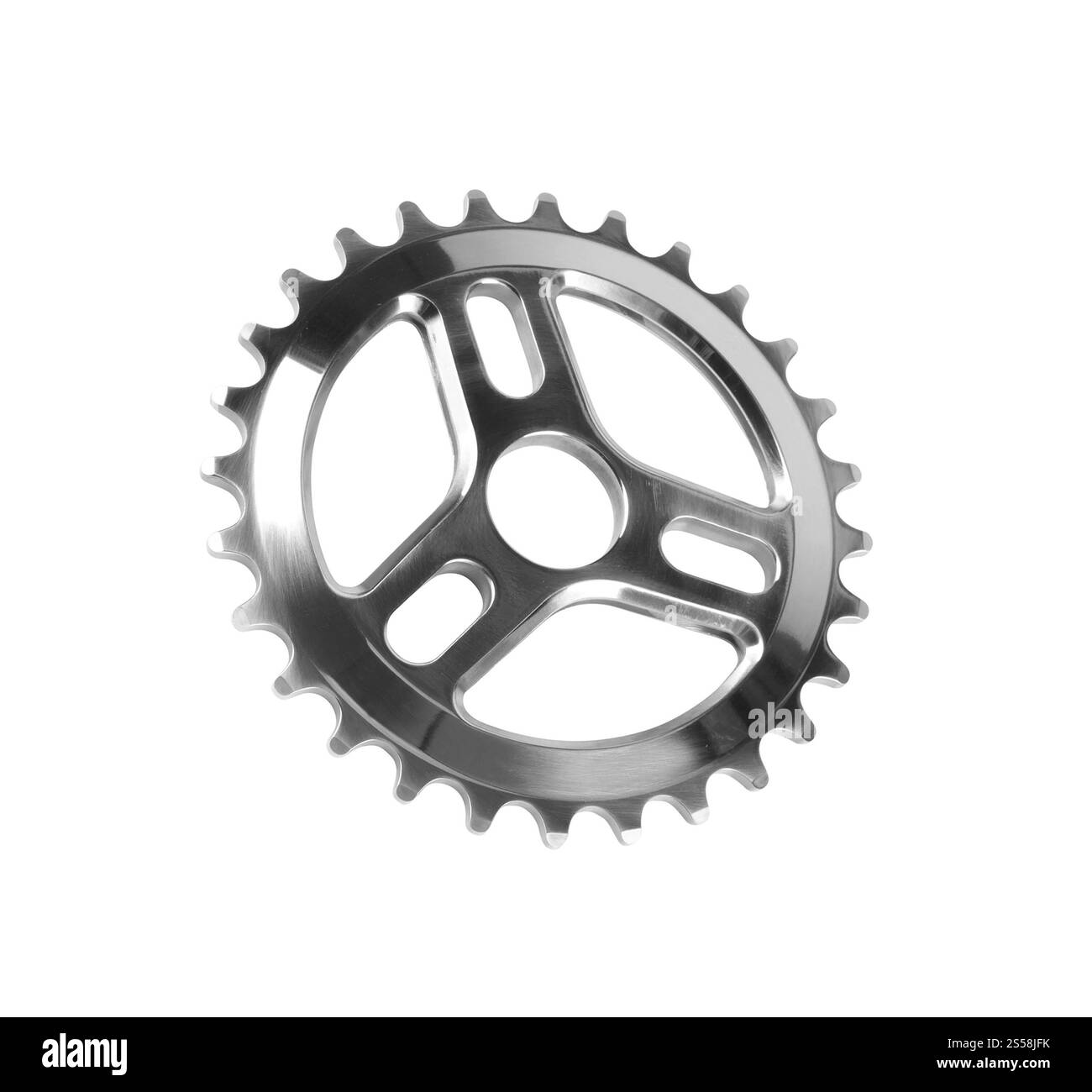 Crank set isolated on white background. Crank set isolated Stock Photo ...