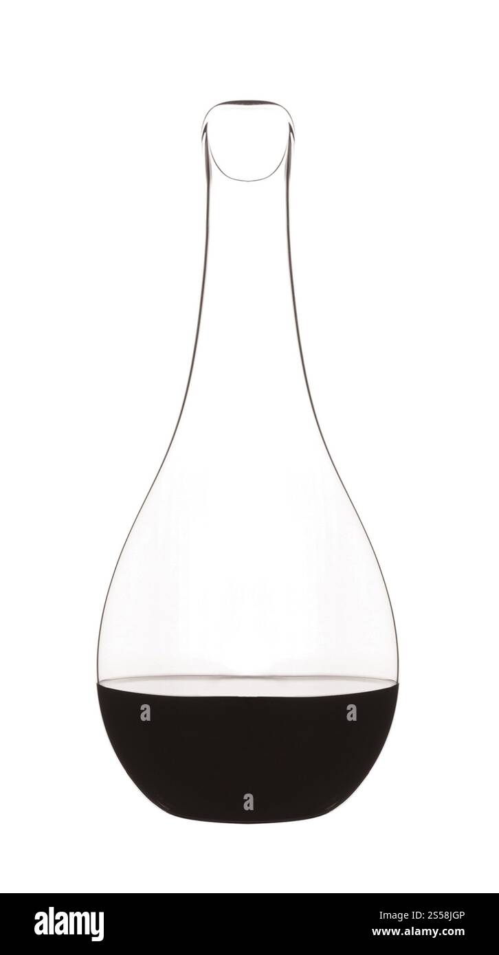 Erlenmeyer flask isolated on white background. Erlenmeyer flask ...